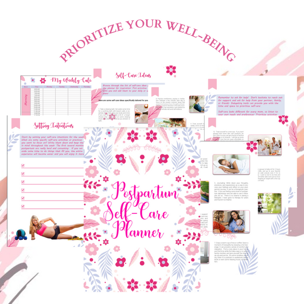 Postpartum Self-Care Planner - Michelle Marie Fit